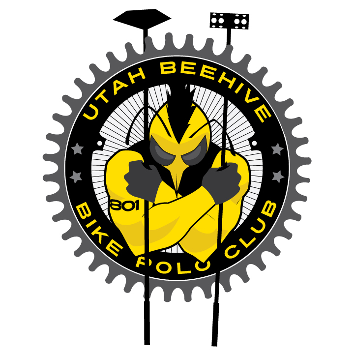 Utah Beehive Bike Polo Club - jaasDESIGN