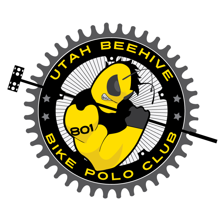 Utah Beehive Bike Polo Club - jaasDESIGN