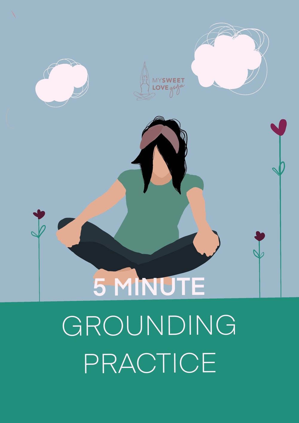 Procreate Illustration - Yoga + Freelance - Catherine Bellini