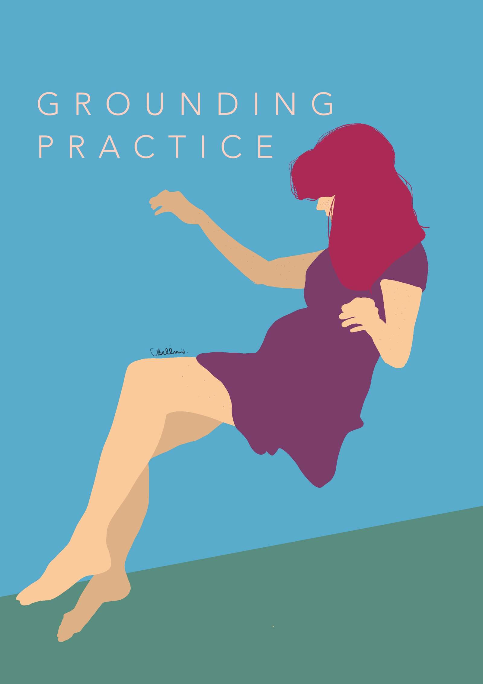 Procreate Illustration - Yoga + Freelance - Catherine Bellini