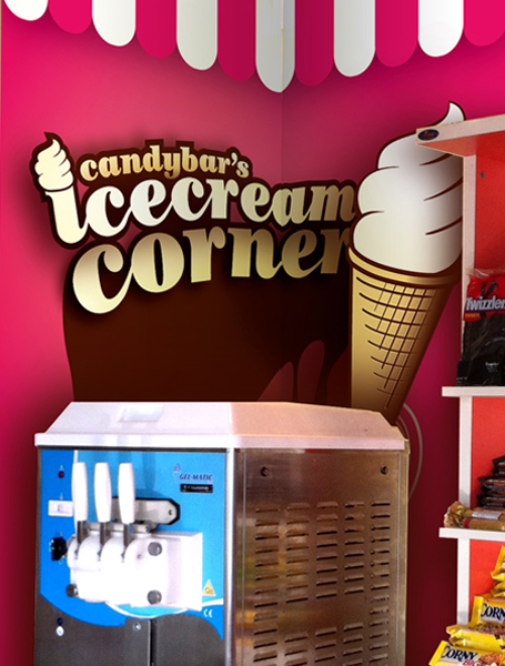 CandyBar Cafe Ice Cream Corner - Ronen Uliel // Product-Brand-Web Designer