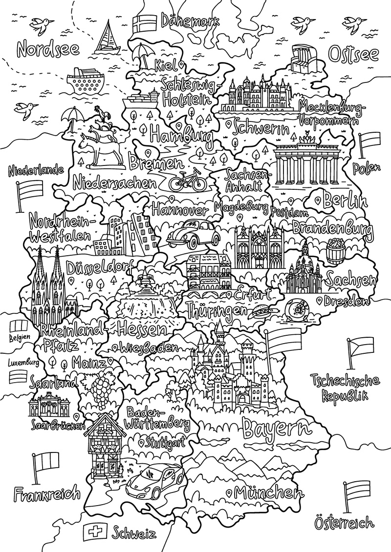 Germany map - Svetlana Tokarenko