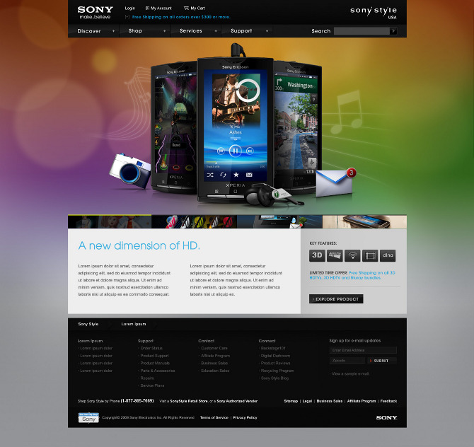 Sony Style Home page - Zhu Zhu