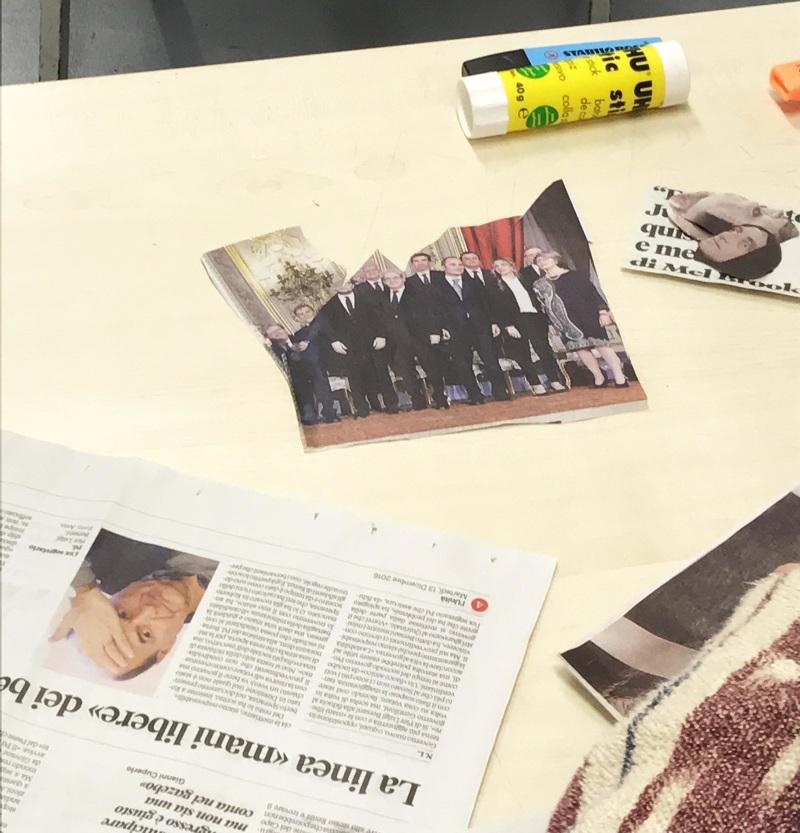 Cut-Up Newspaper Workshop - Carlo De Gaetano Portfolio