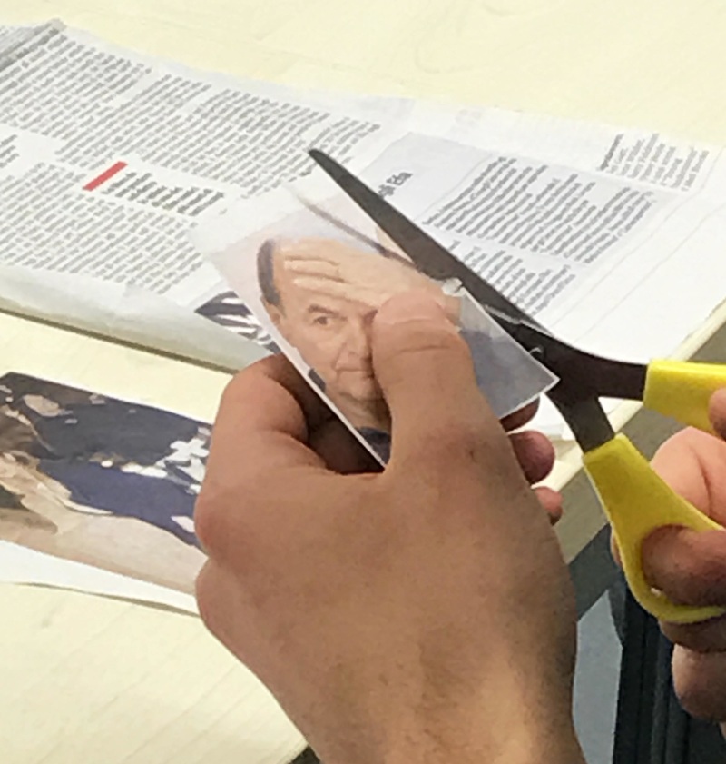 Cut-Up Newspaper Workshop - Carlo De Gaetano Portfolio
