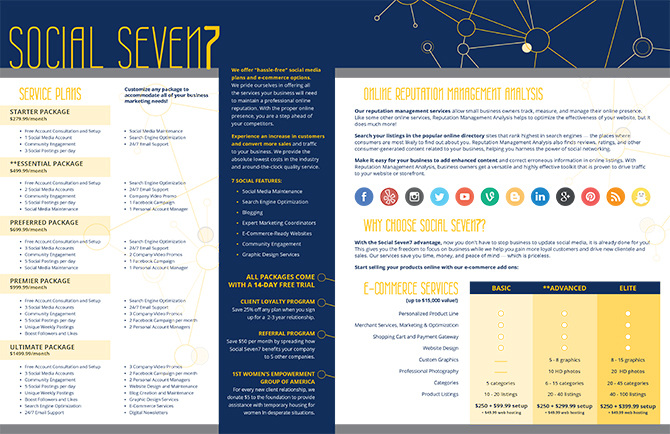 Social Seven 7 Service Guide - Monica Preston, Principal Designer