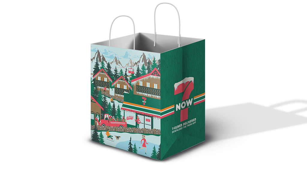 7-Eleven Holiday Bag Design - ryankalus.com