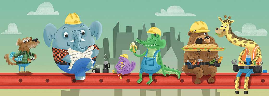 Construction Animals - james@jamesloram.com