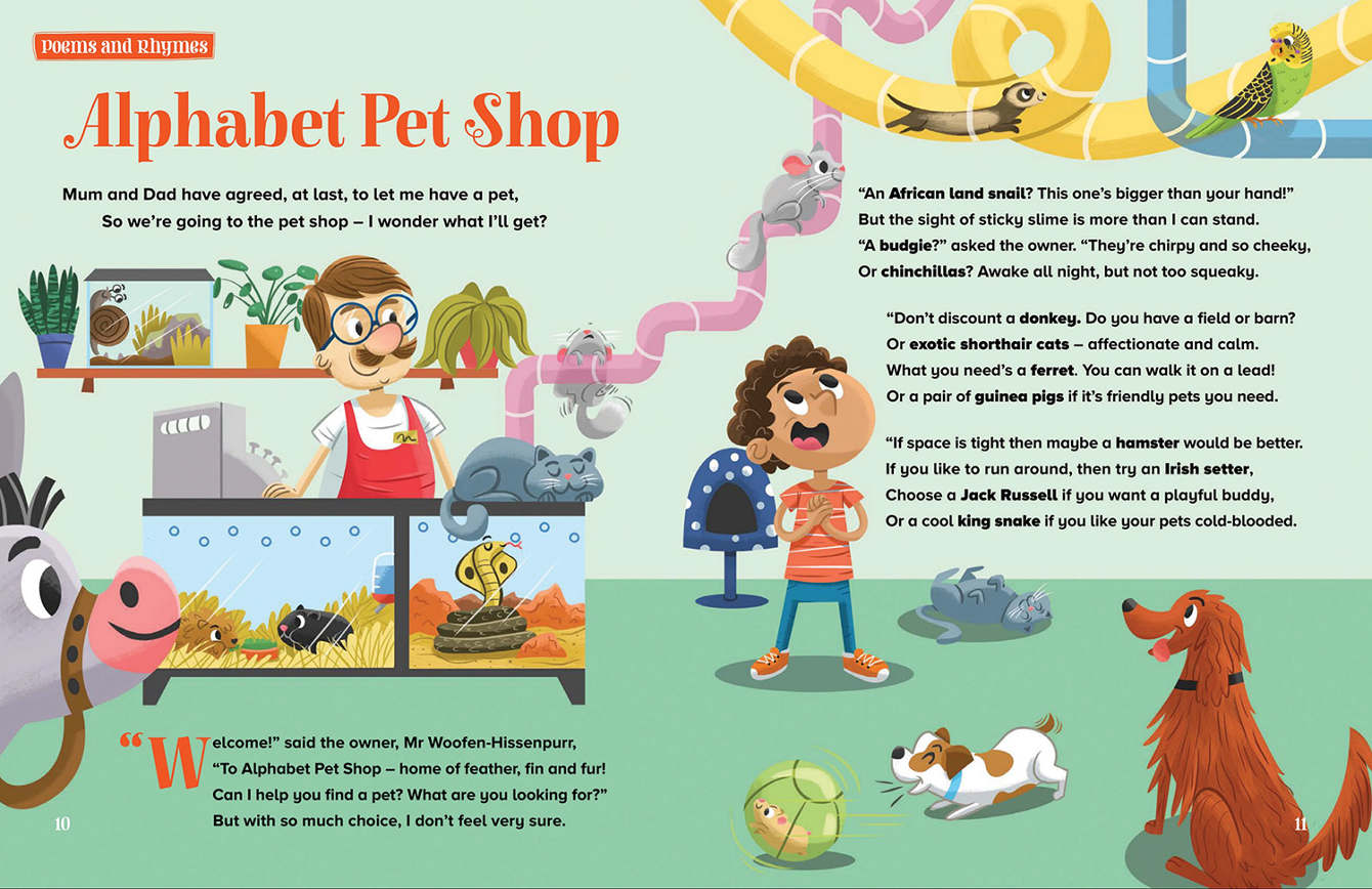Storytime Magazine - Alphabet Pet Shop - james@jamesloram.com