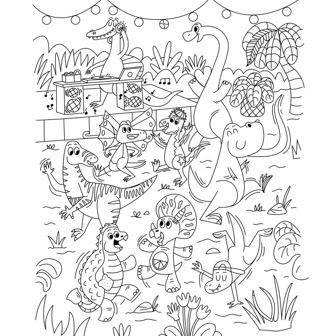 Highlights Scratch-Off Hidden Pictures Dinosaur Puzzles - james ...