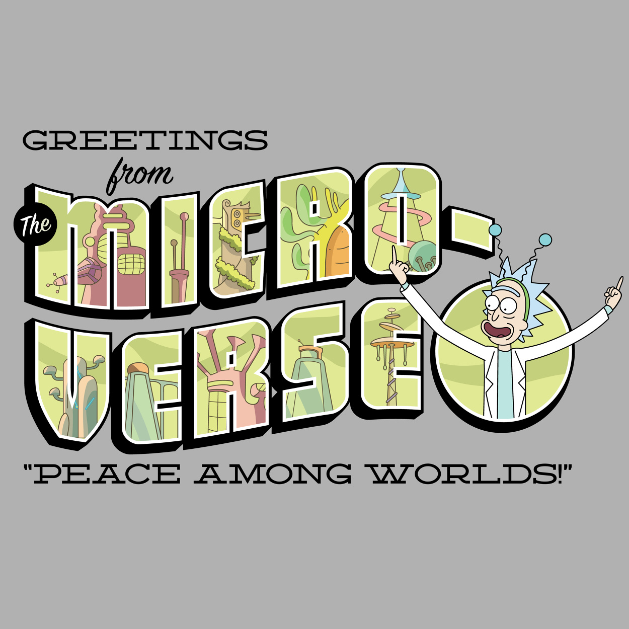 Greetings from the Microverse - Ian Norris Art