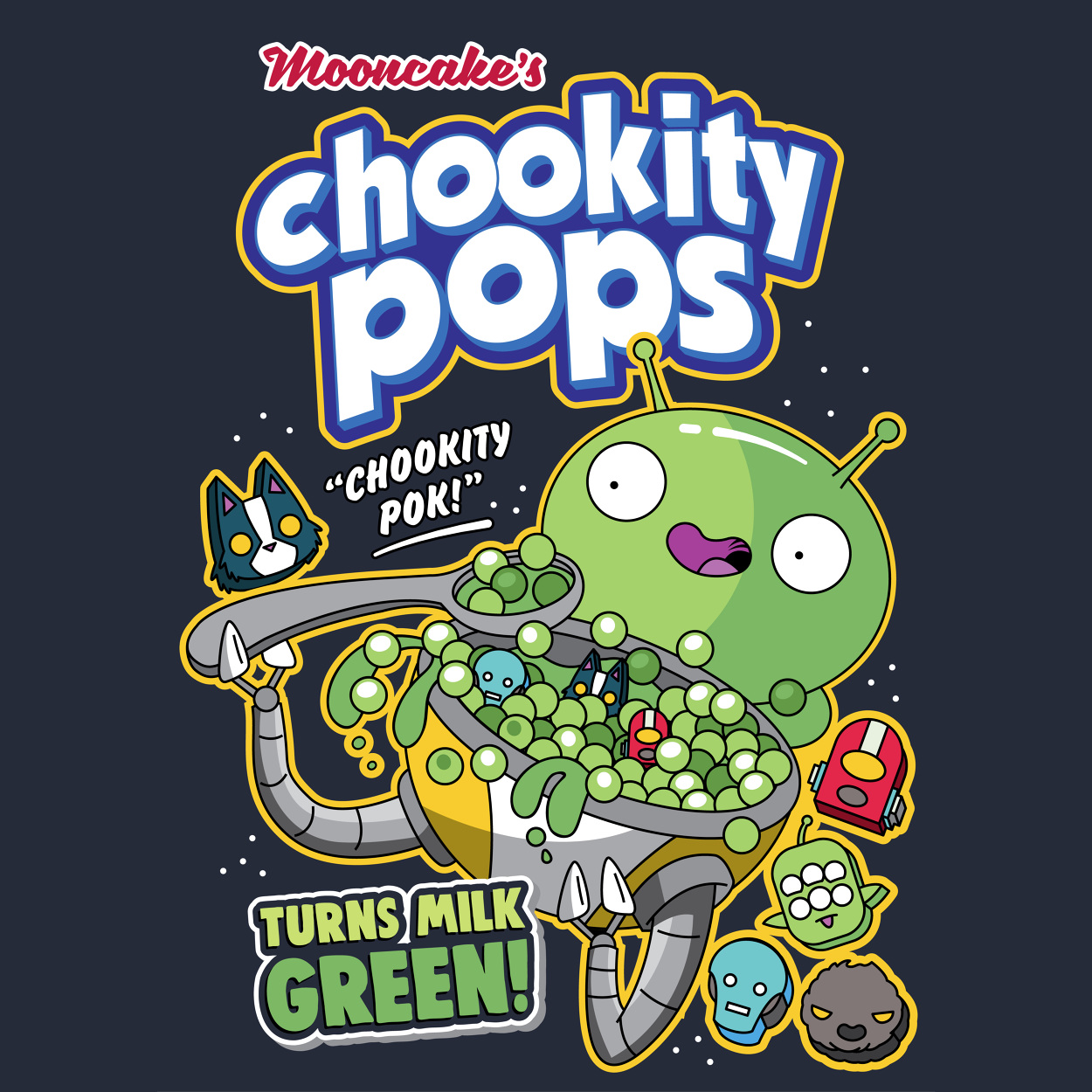 Mooncake's Chookity Pops - Ian Norris Art