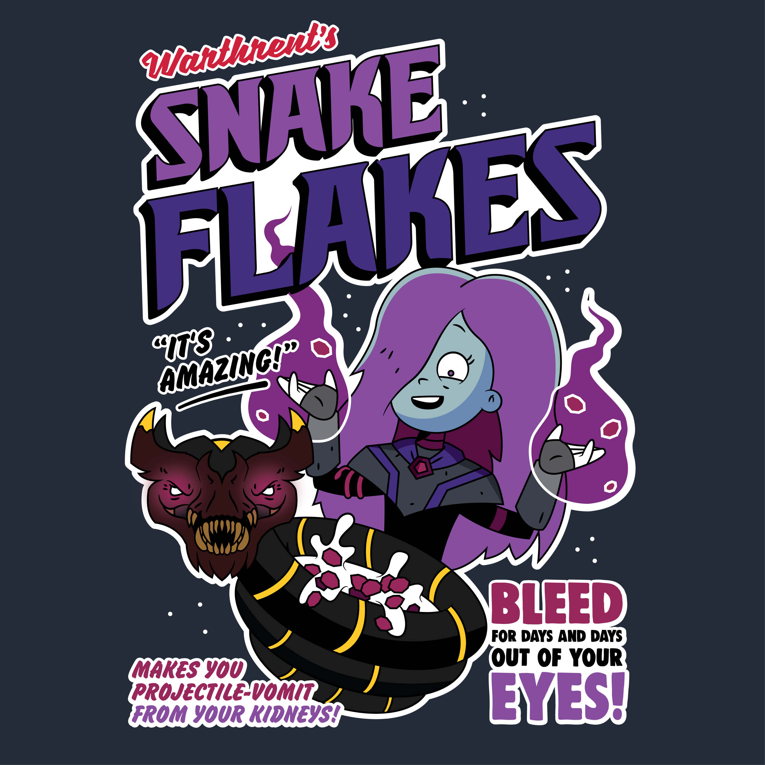 Warthrent's Snake Flakes - Ian Norris Art
