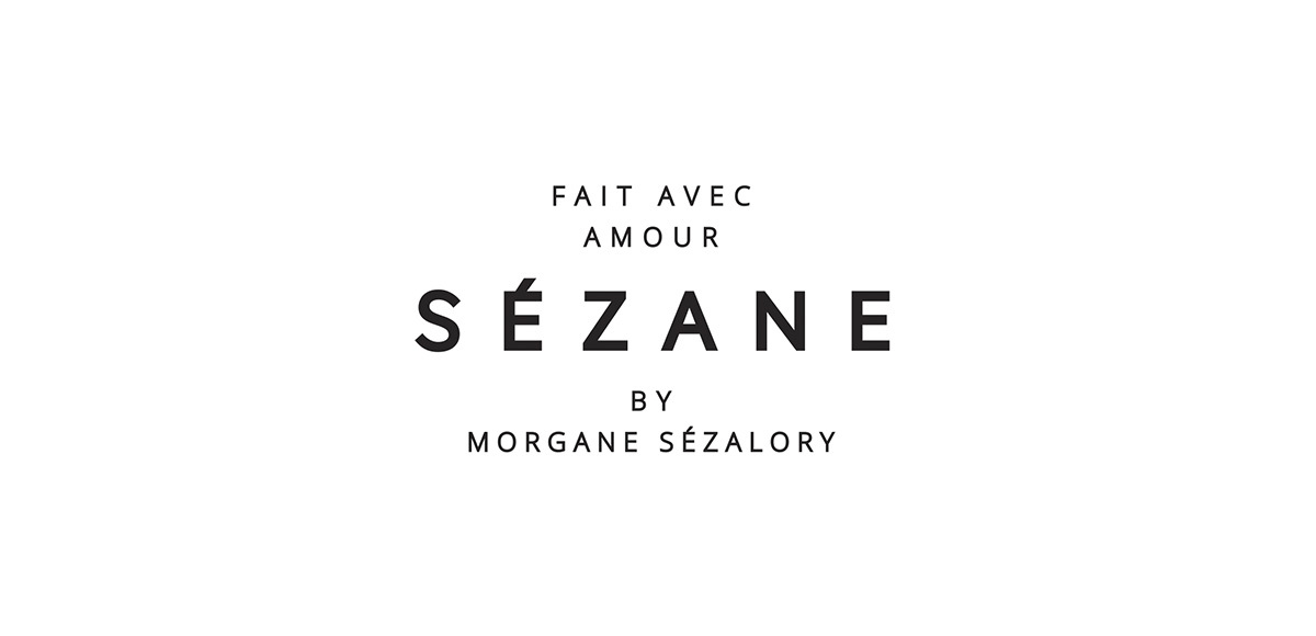 Sézane Prêt à Porter Identité visuelle de la marque - www.bimstudio.fr