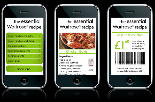 essential Waitrose recipe app - Neil Barrie – Portfolio