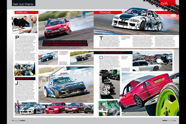 Redline Magazine Layout - Tim Design