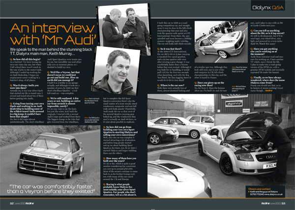 Redline Magazine Layout - Tim Design