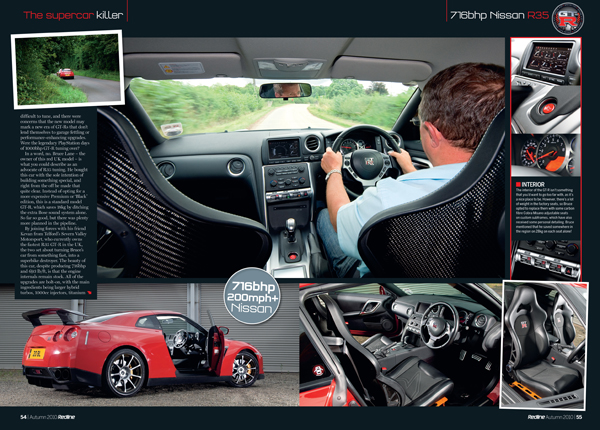 Redline Magazine Layout - Tim Design