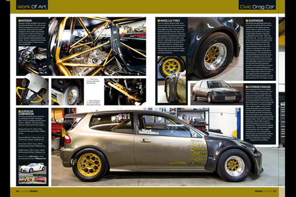 Redline Magazine Layout - Tim Design