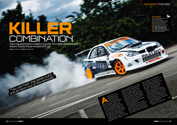 Redline Magazine Layout - Tim Design