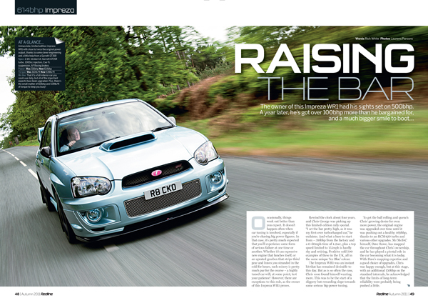 Redline Magazine Layout - Tim Design
