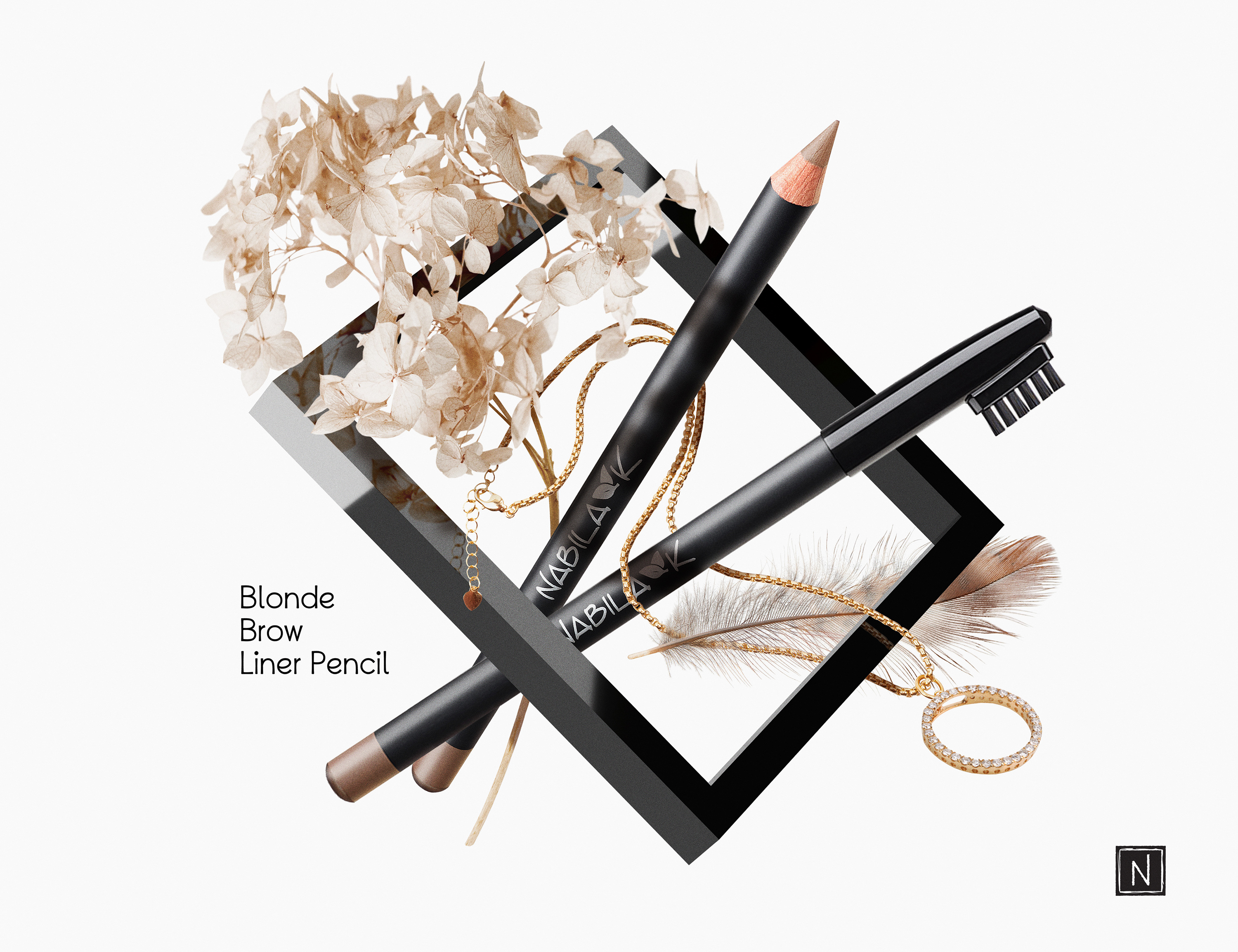 'Nabila K' eyebrows line - Mitin/Design