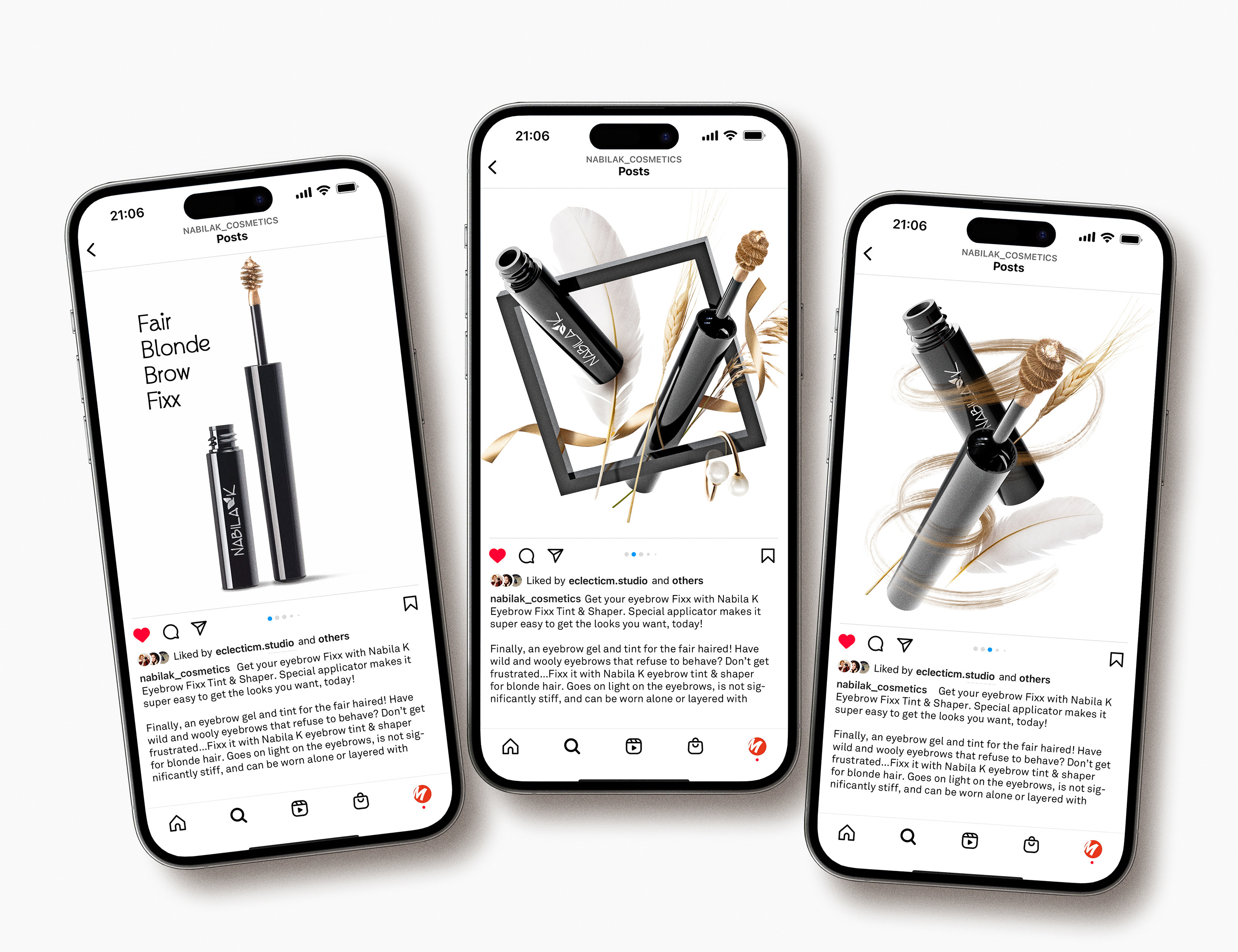 'Nabila K' eyebrows line - Mitin/Design