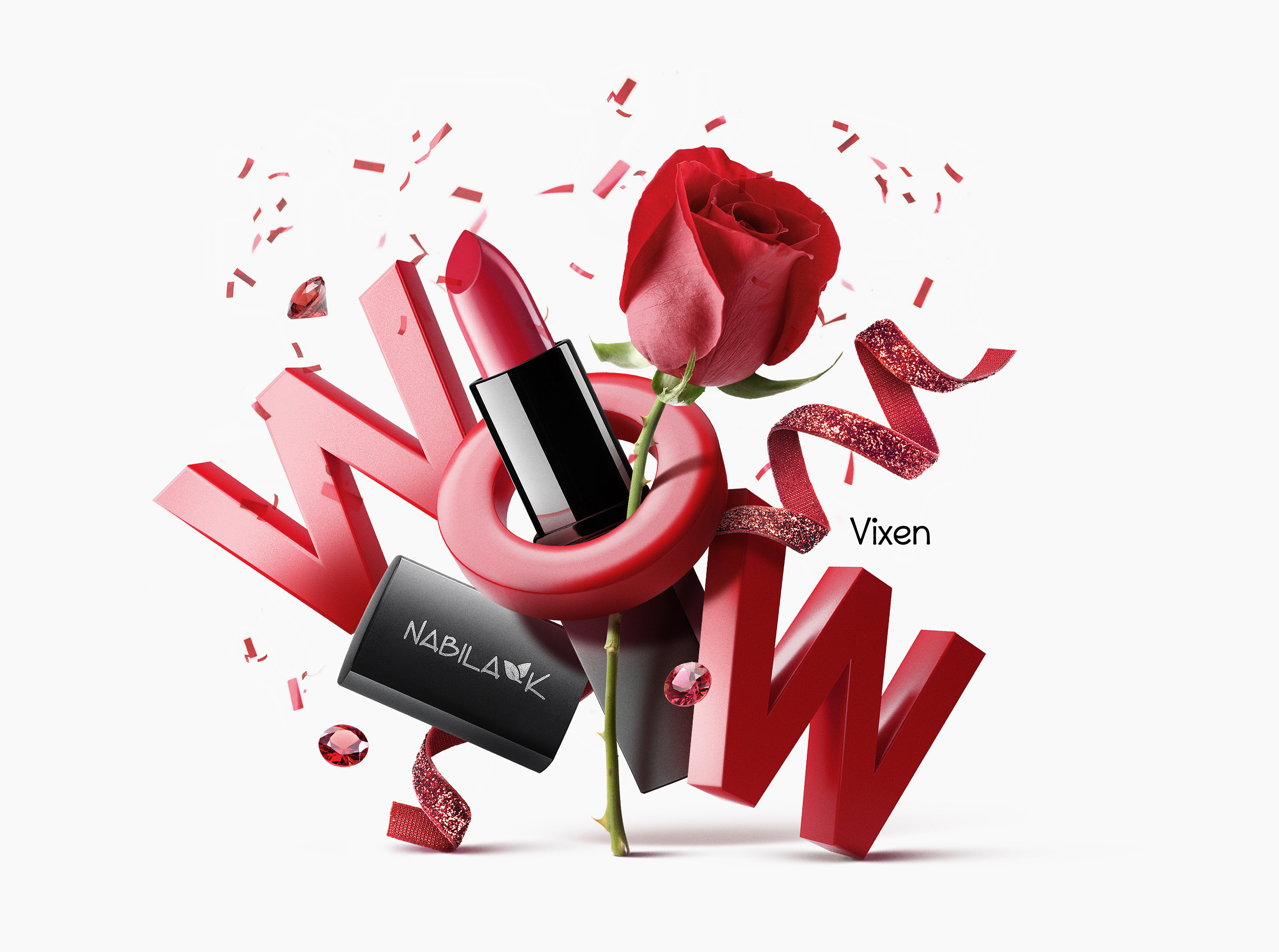 'Nabila K' lipstick - Mitin/Design