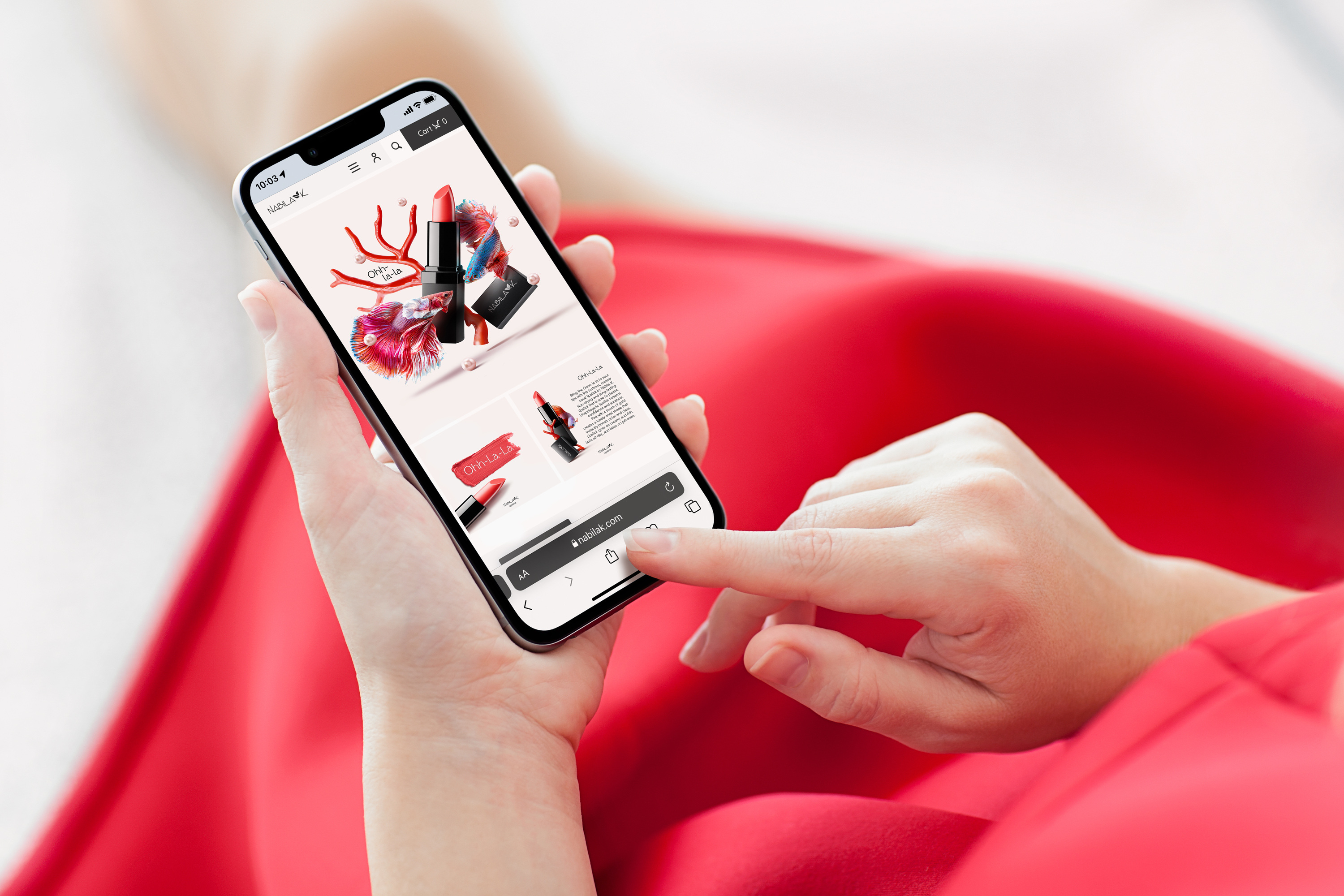 'Nabila K' lipstick - Mitin/Design