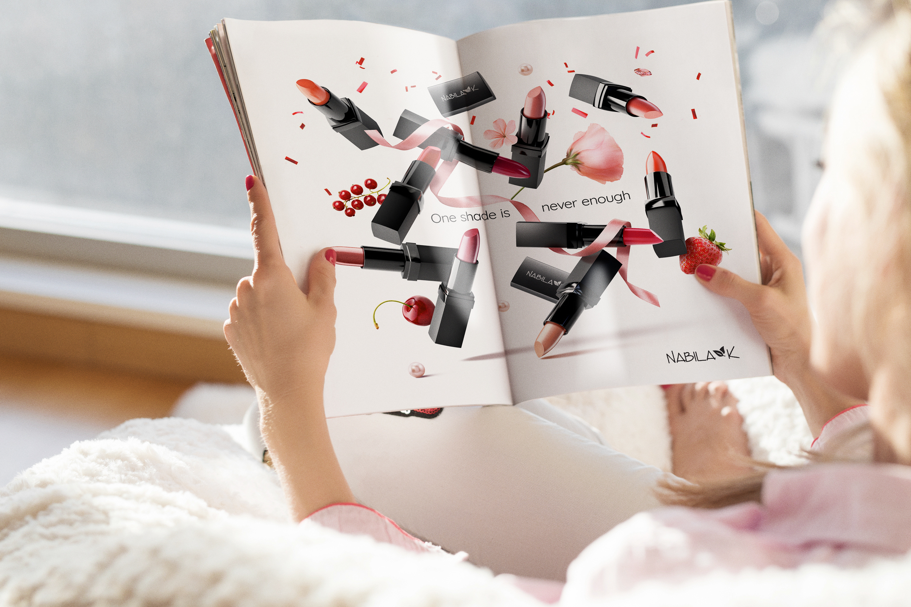 'Nabila K' lipstick - Mitin/Design