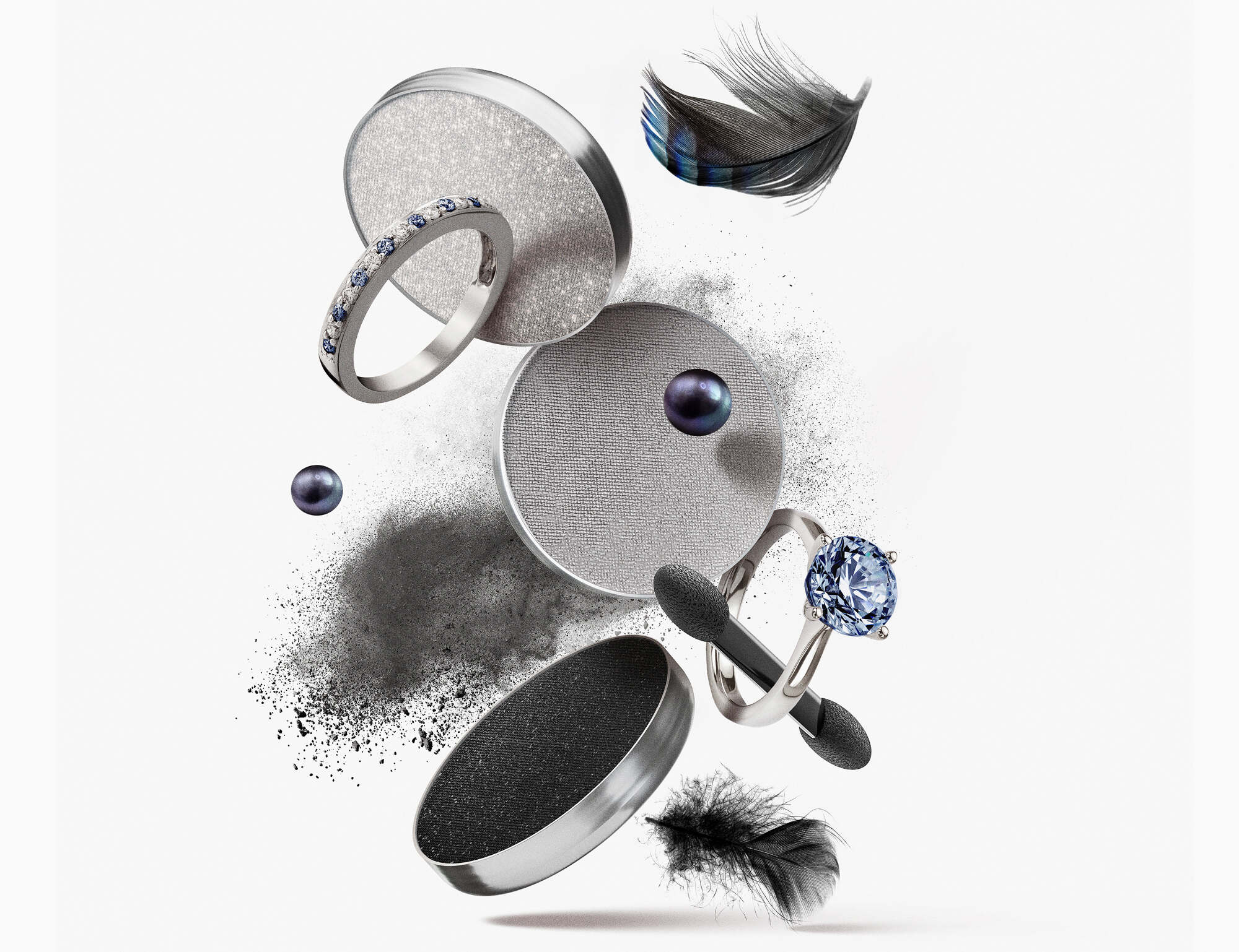 'Nabila K' eyeshadow palettes - Igor Mitin Design