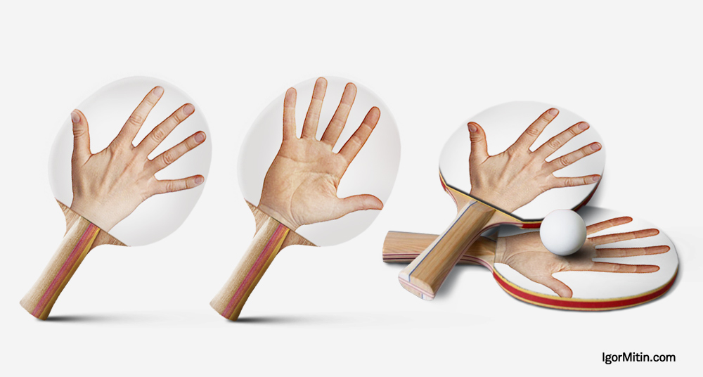 Ping pong paddles - Igor Mitin Design