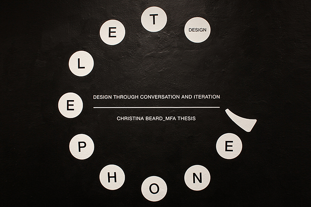 Design Telephone Exhibition - design.christinabeard.com