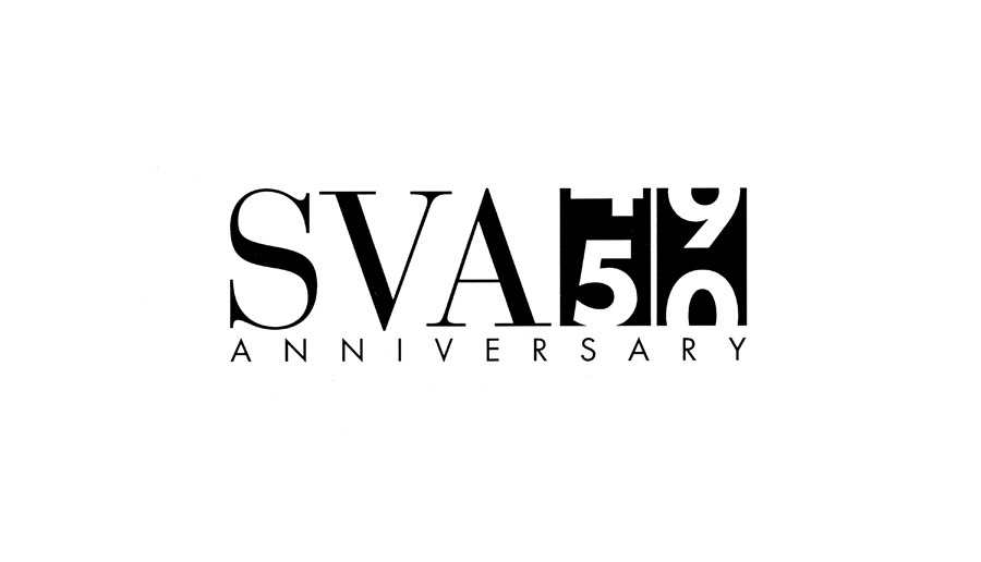 + School of Visual Arts 50 Anniversary Logo - mike choo