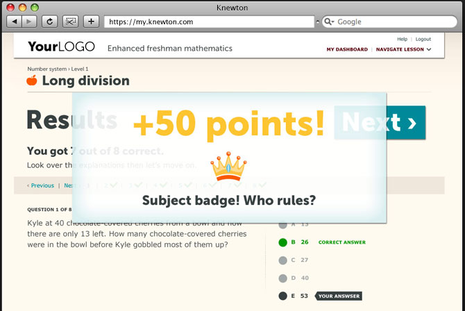 Knewton: Adaptive Learning Platform - zhaus