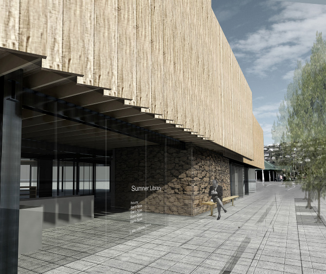 Sumner Community Centre & Library - Edward Kilkenny-Brown Architecture