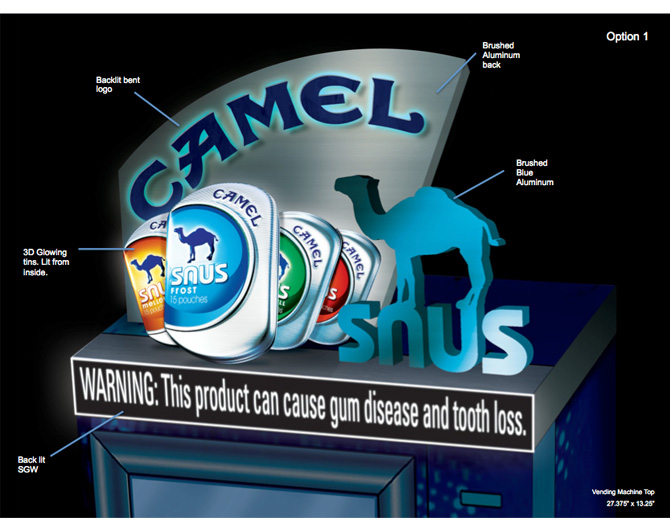 SNUS Vending Machine - Craig Eller