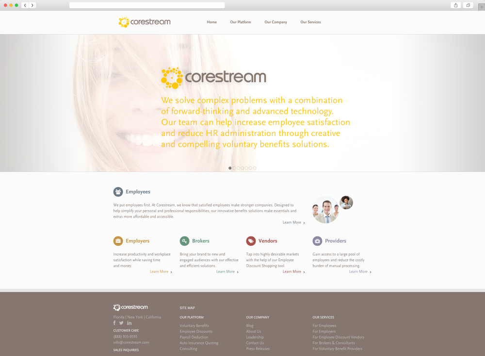 CORESTREAM, WEB - ALISON R LEVY