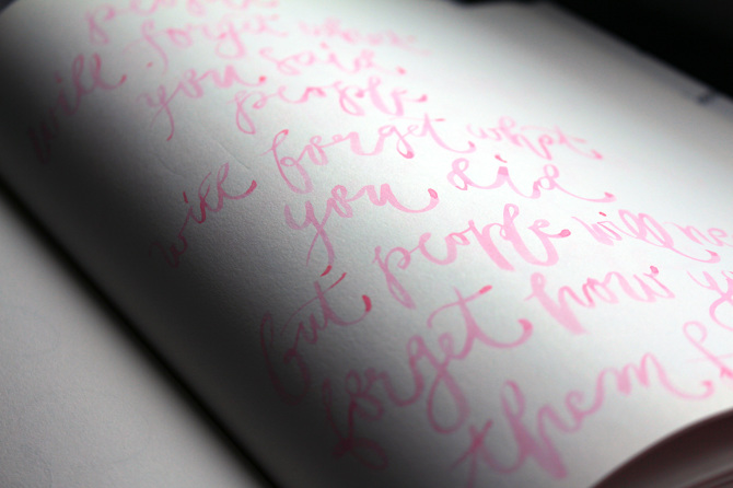 Calligraphy & Handlettering - Coto Mendoza