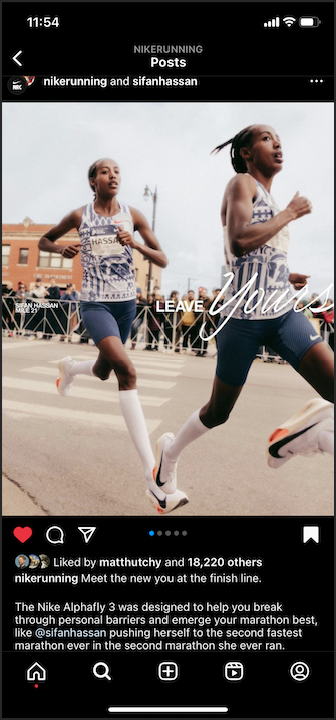 NIKE ALPHAFLY 3 - Leave Yourself in the Dust - Stephen Lucas Copywriter