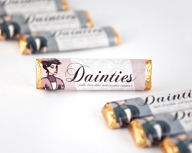 Dainties Chocolates - Angie Miller Design