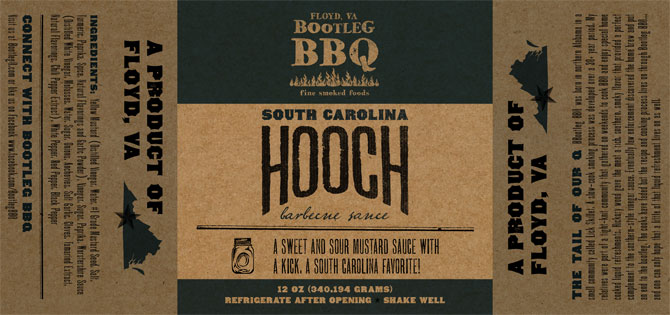 Bootleg BBQ branding - brian yohn design