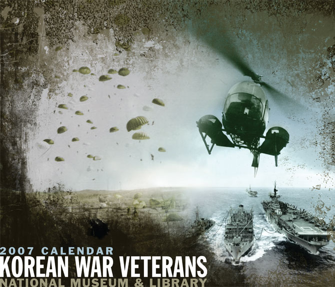 Korean War calendar - brian yohn design