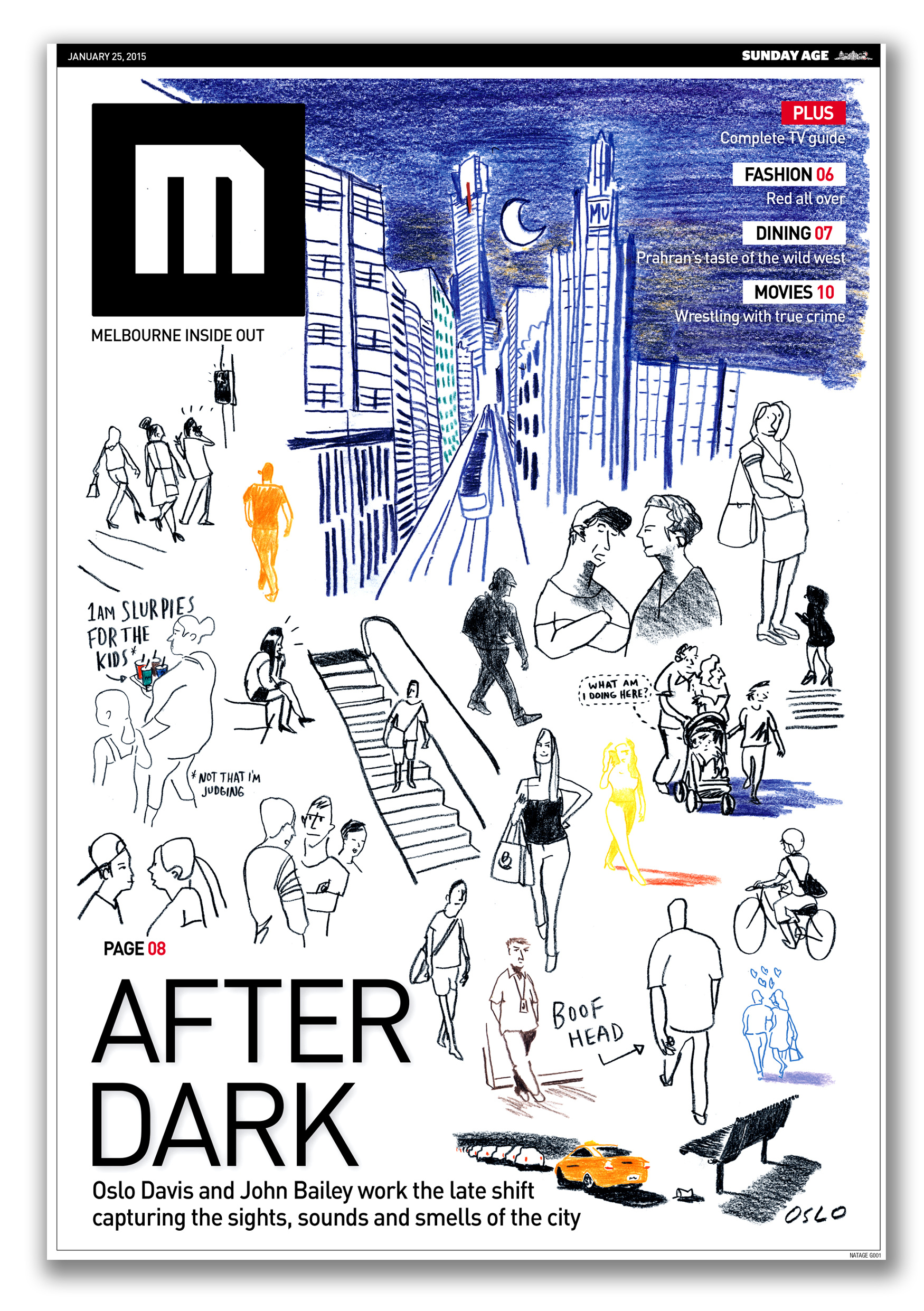 Covers for The Age - Oslo Davis