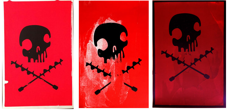 "Frack Off" Posters - Morgan Sobel, ACD Copy