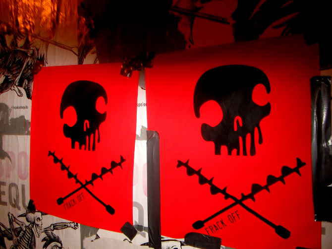 "Frack Off" Posters - Morgan Sobel, ACD Copy