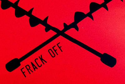 "Frack Off" Posters - Morgan Sobel, ACD Copy