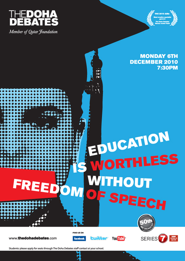 // Doha Debates Posters - celsobatista