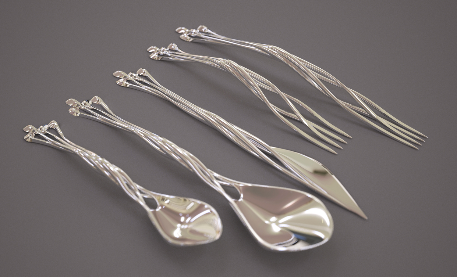 SETAE FLATWARE - Francis Bitonti Studio