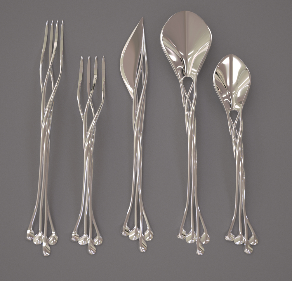 SETAE FLATWARE - Francis Bitonti Studio